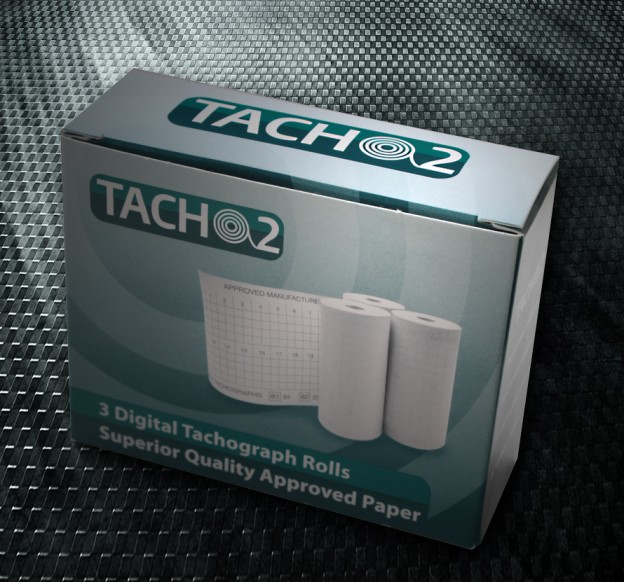 TACHO2 Digital Tachograph Rolls – 3 rolls per box | Tachograph Supplies